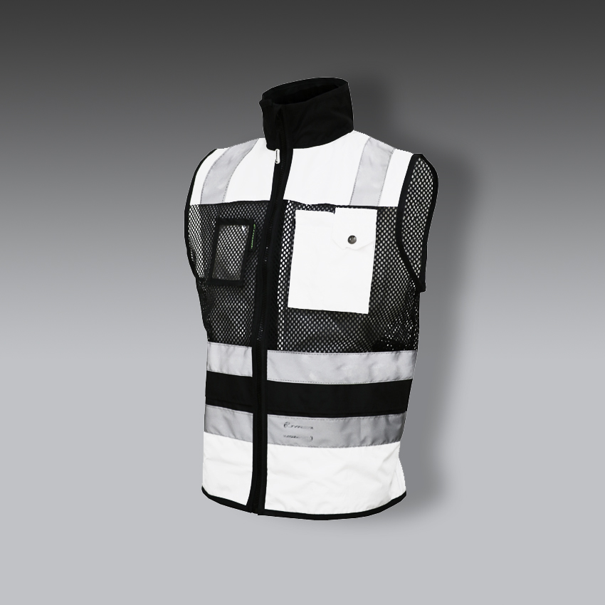 Chalecos para la Seguridad Industrial Ejecutivo De Malla Ecofriendly Alta Visibilidad Modelo Eco ...