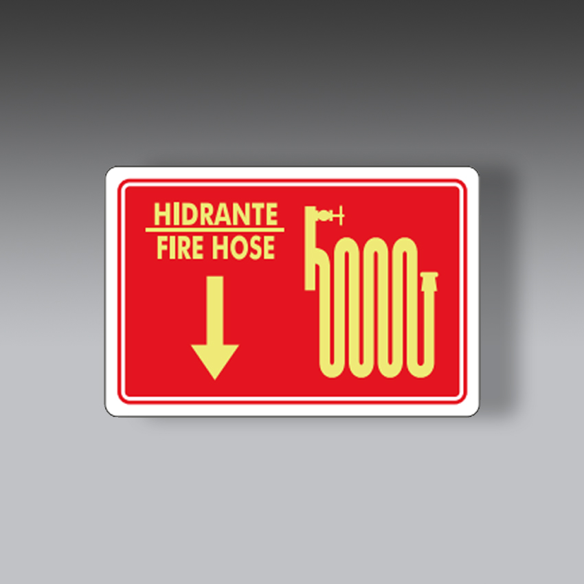 Señalamientos Viales para la Seguridad Industrial Hidrante Fire Hose ...