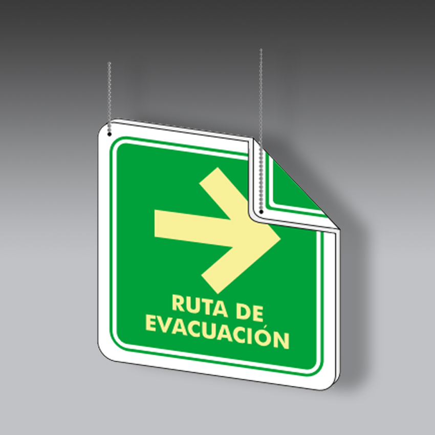 Señalamientos Viales para la Seguridad Industrial Ruta De Evacuacion ...